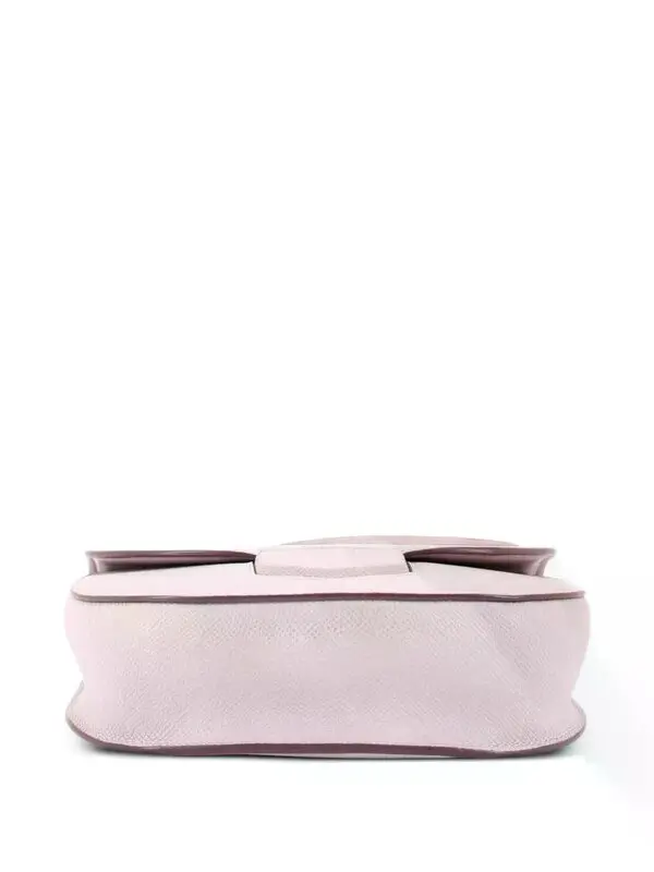 Celine Trotteur Grainy Leather Small Crossbody Bag - Grey