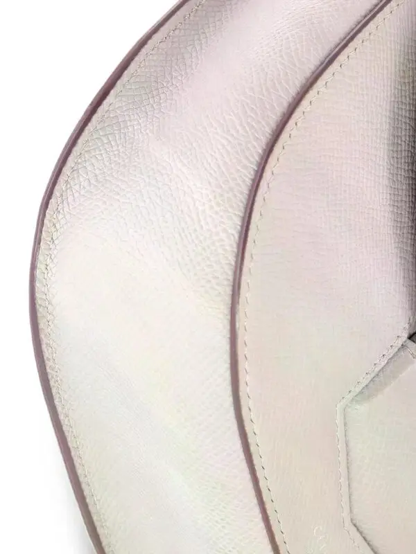Celine Trotteur Grainy Leather Small Crossbody Bag - Grey