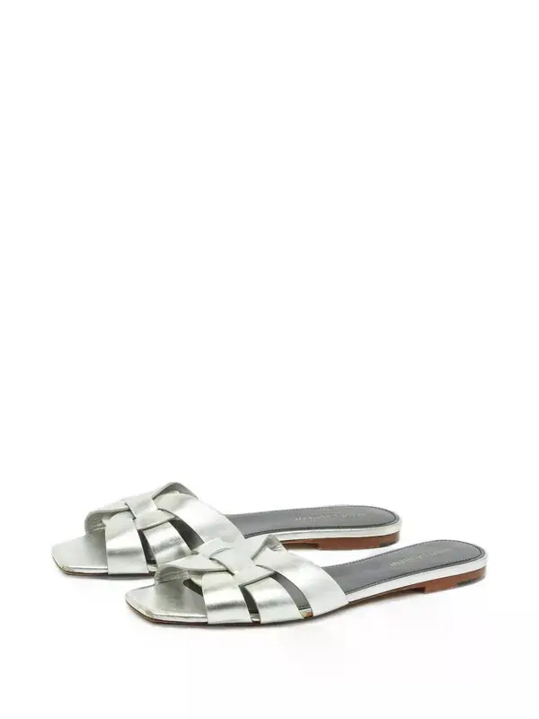 Saint Laurent Tribute Leather Sandals