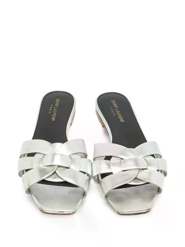 Saint Laurent Tribute Leather Sandals