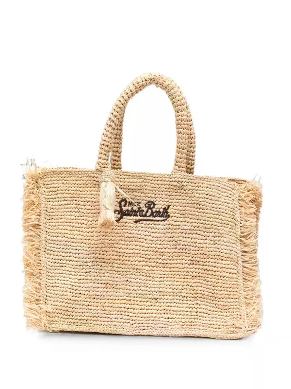 MC2 SAINT BARTH Colette Raffia Fringes Tote Bag