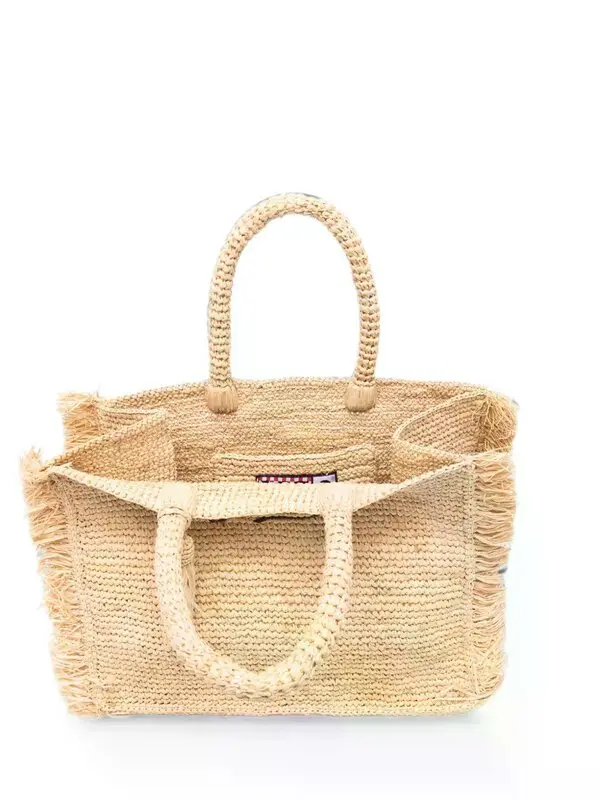 MC2 SAINT BARTH Colette Raffia Fringes Tote Bag