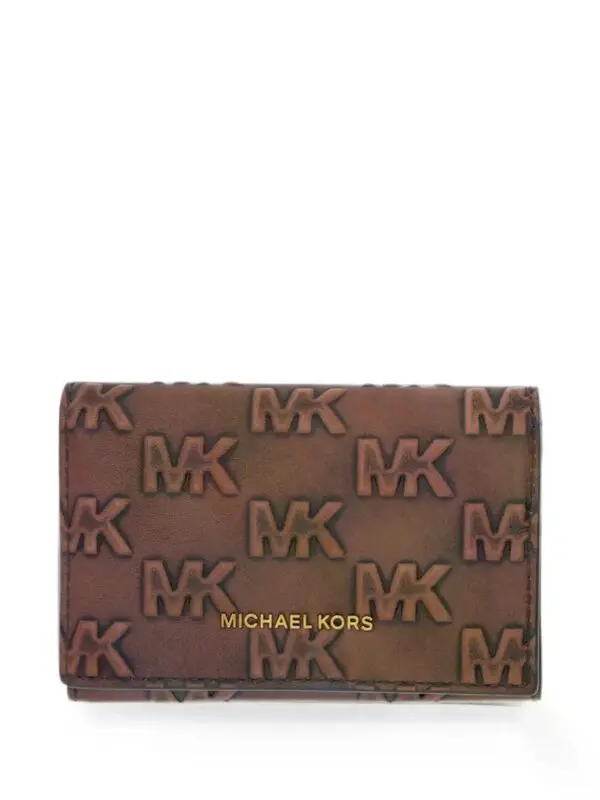 Michael Kors Colby Logo-embossed Leather Cardholder