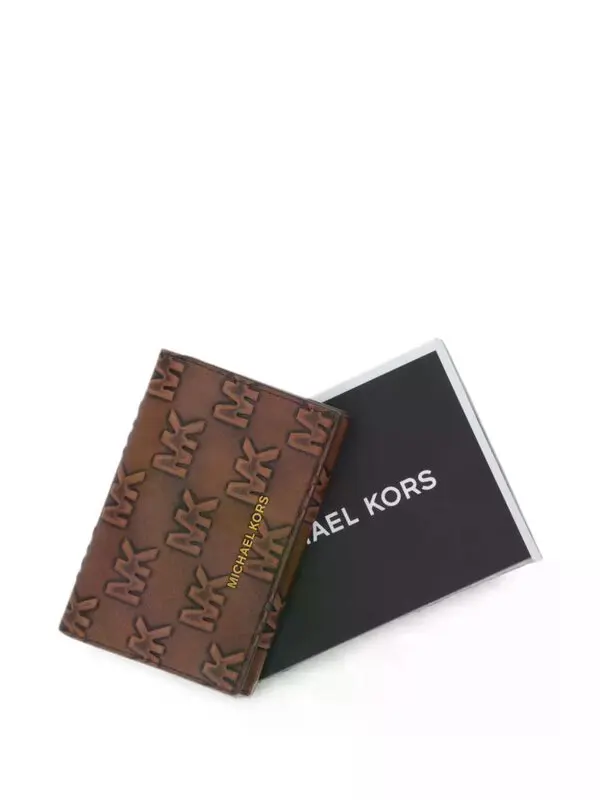 Michael Kors Colby Logo-embossed Leather Cardholder