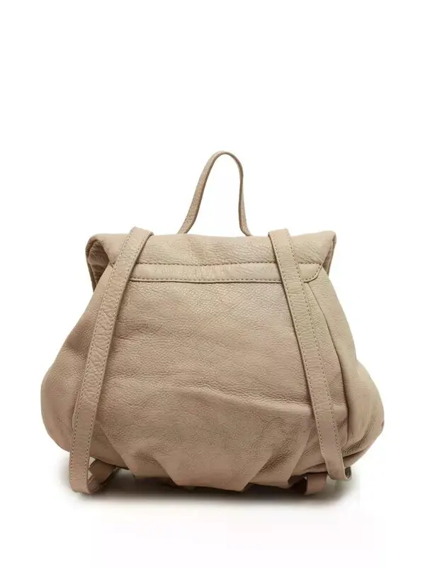 Marc Jacobs Buckle Strap Leather Backpack