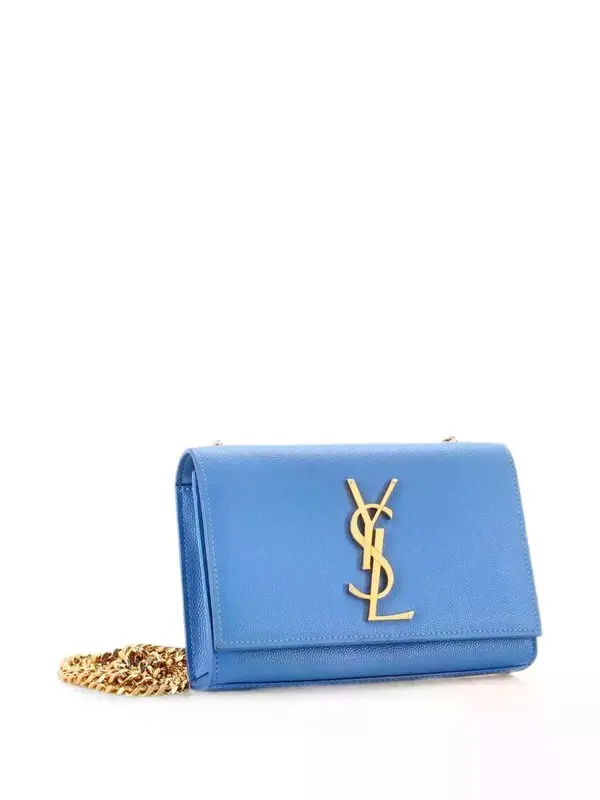 Saint Laurent Classic Monogram Grainy Leather Small Crossbody Bag