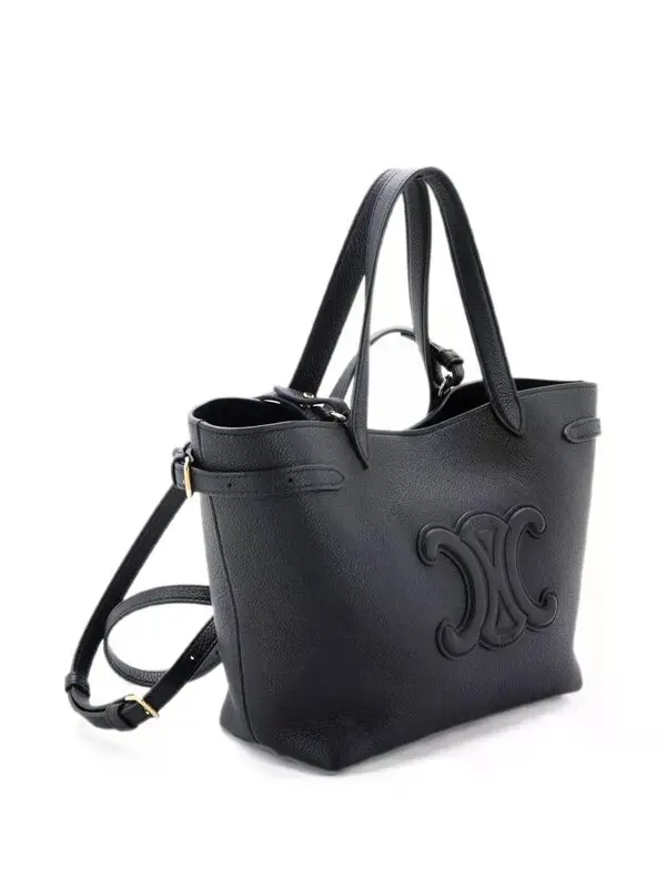 Celine Anais Cabas Leather Medium Tote Bag
