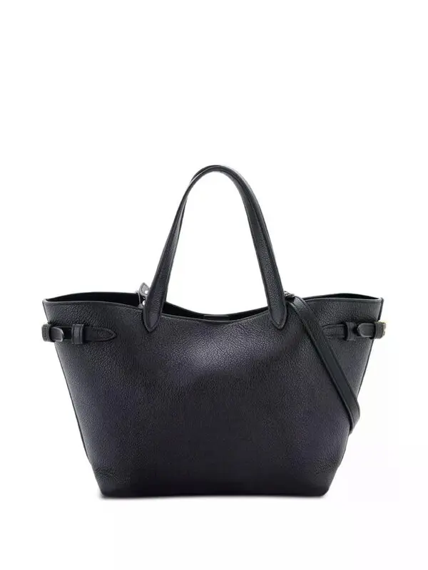 Celine Anais Cabas Leather Medium Tote Bag - Black