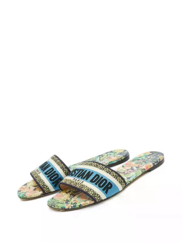Dior Dway Flat Sandals - Blue