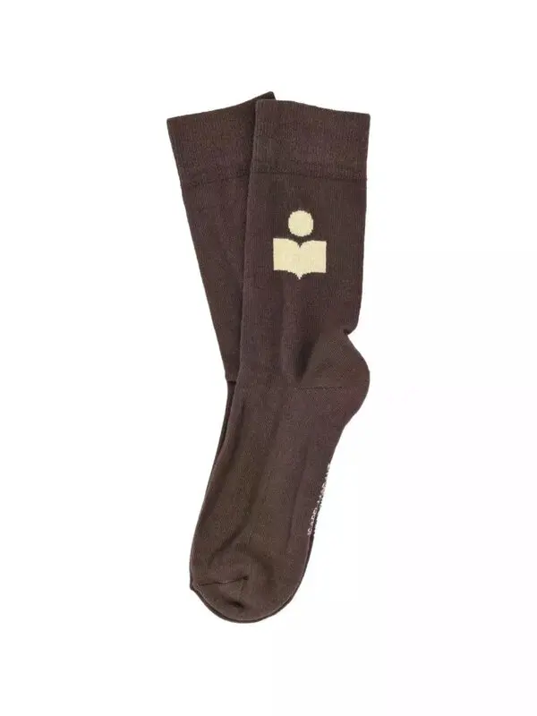 Isabel Marant Étoile Logo-intarsia Socks