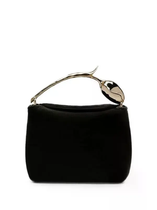 Erdem Mini Bloom Flower-handle Tote Bag - Black