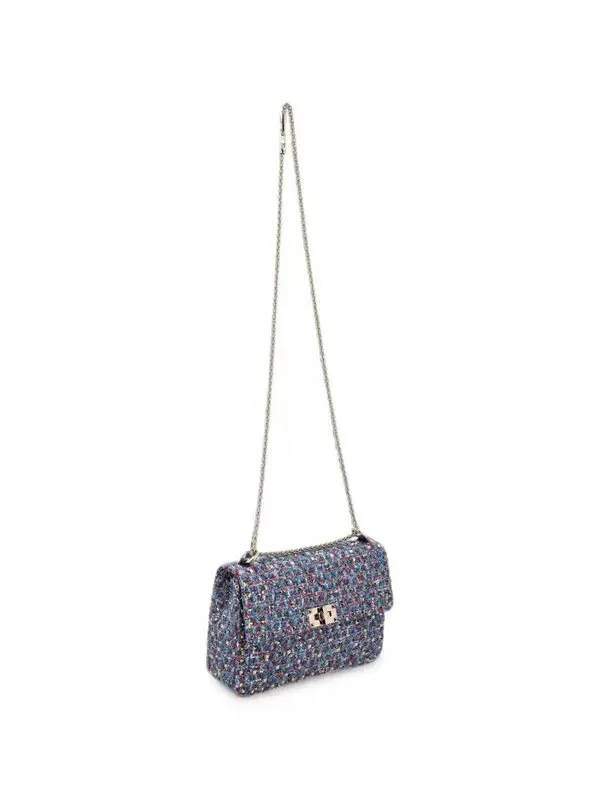 Valentino Garavani Rockstud Spike Tweed Tote Bag
