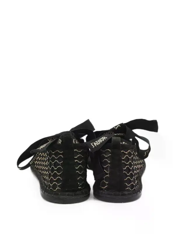Dior Nicely D Mesh Ankle-wrap Ballet Flats