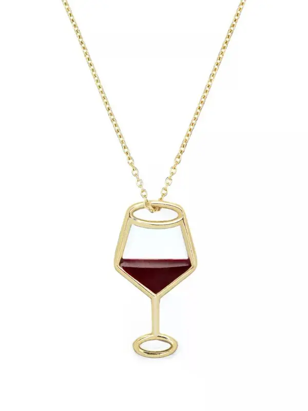 ALIITA Wine-glass-pendant Necklace - Gold