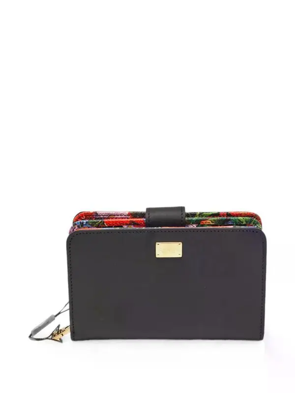 Dolce & Gabbana French Zip-around Leather Wallet
