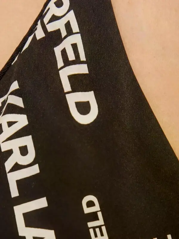 Karl Lagerfeld Logo-print Bikini