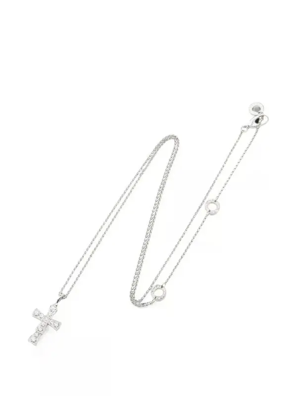 BVLGARI 2010s Serpenticross Diamond Necklace