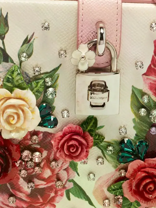 Dolce & Gabbana Floral Appliqué Box Bag