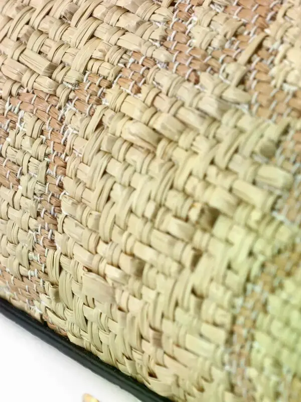 Gucci Diana Nm Bamboo Handle Gg Raffia Small Tote Bag