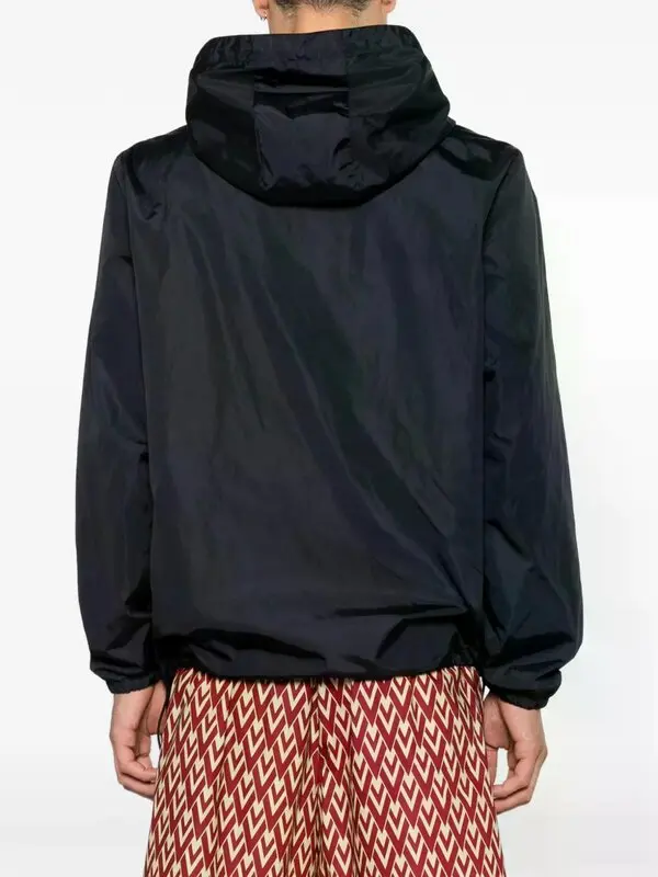 Valentino Garavani Chevron Detail Zip Jacket
