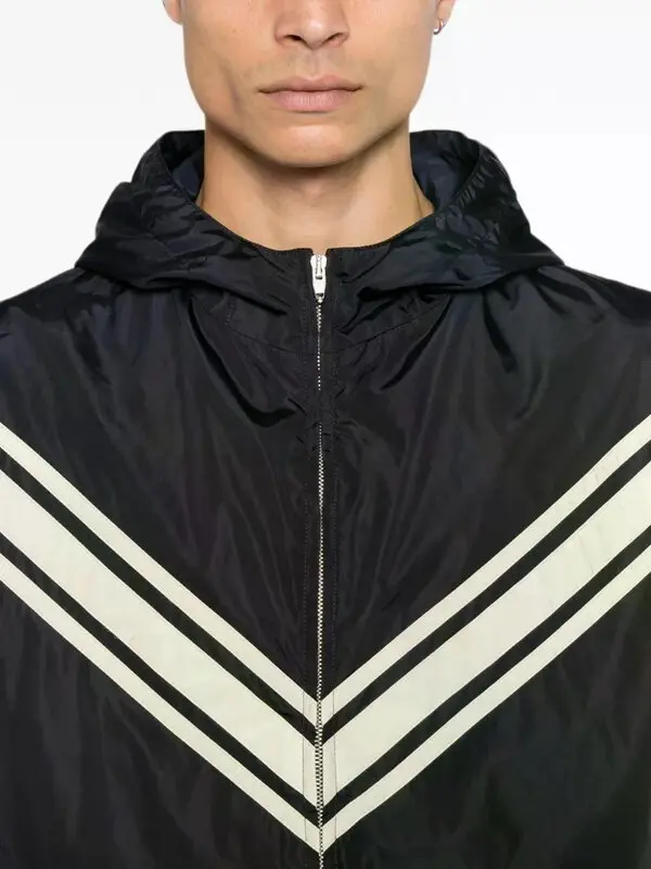 Valentino Garavani Chevron Detail Zip Jacket