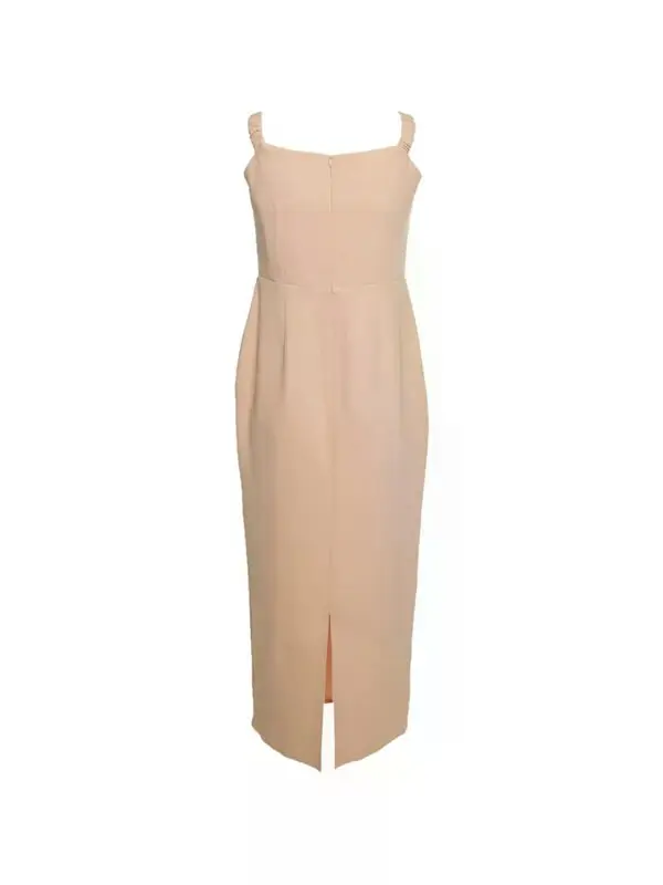 Alex Perry Stretch Crepe Midi Dress