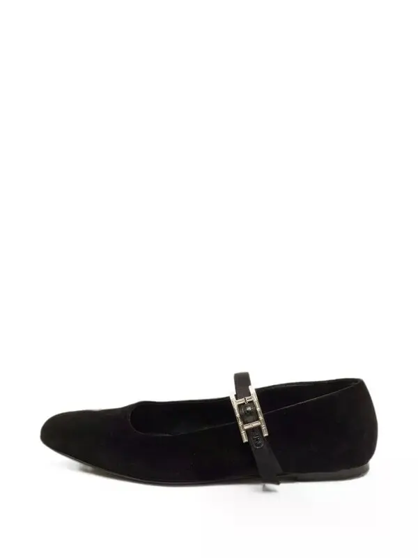Hermès Jane Buckle-fastening Ballet Flats
