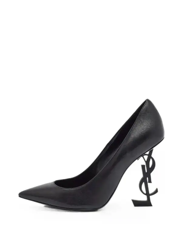 Saint Laurent Opium Logo Pumps - Black