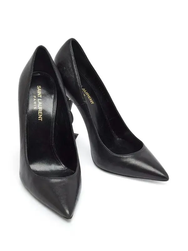 Saint Laurent Opium Logo Pumps