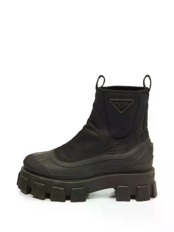 Prada Monolith Ankle Boots