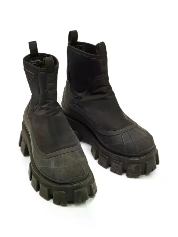 Prada Monolith Ankle Boots
