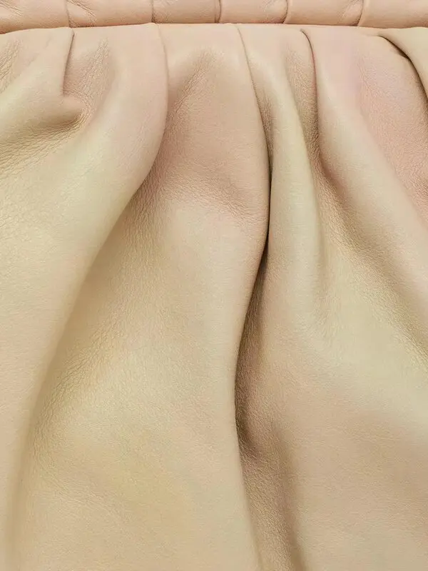 Bottega Veneta Beige Leather Clutch Bag - Neutrals