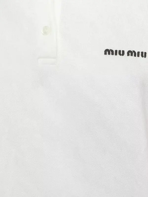 Miu Miu Long-sleeved Polo Shirt