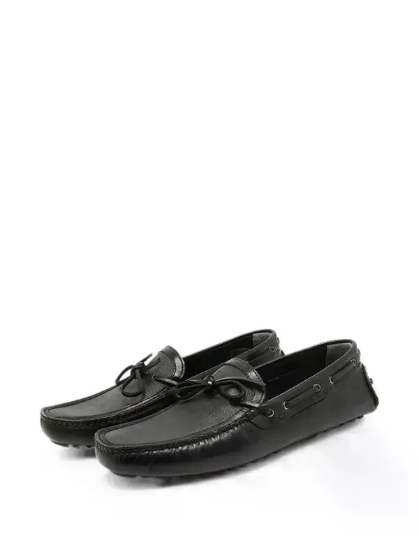 Fendi Zucca Leather Loafers