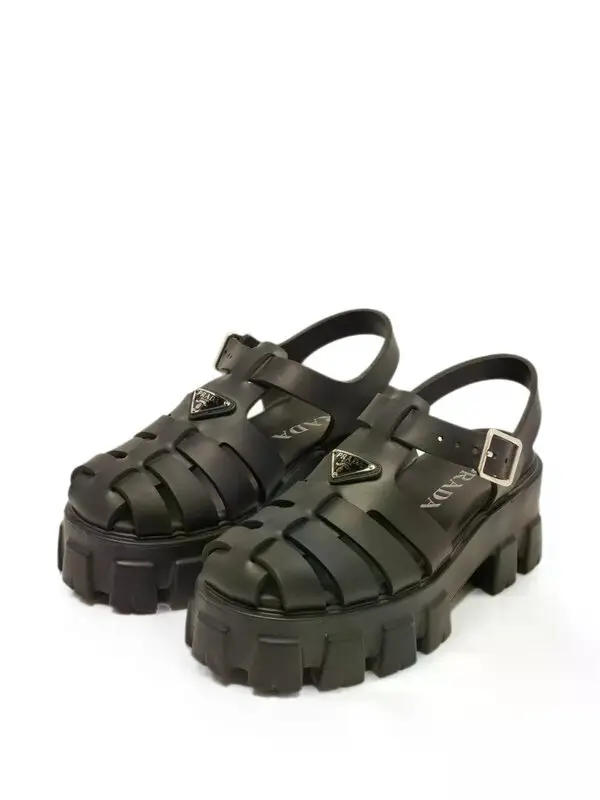Prada Monolith Platform Sandals