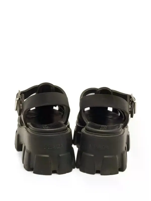 Prada Monolith Platform Sandals