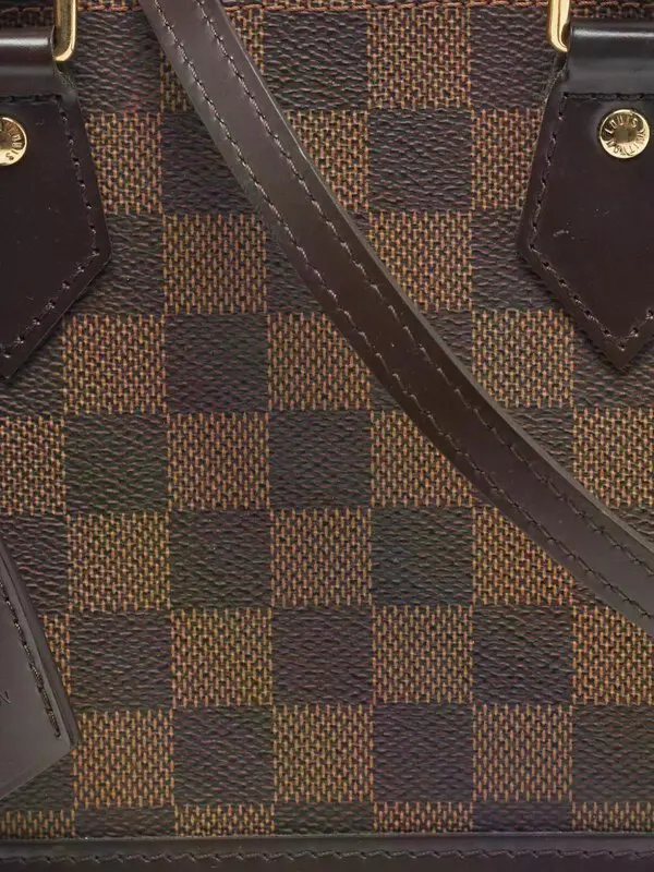 LOUIS VUITTON Bb Alma Damier Ébène Tote Bag - Brown