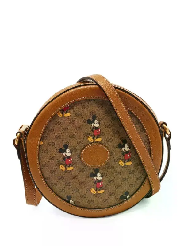 Gucci X Disney Mickey Mouse Micro Gg Supreme Cross Body Bag