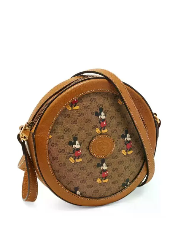 Gucci X Disney Mickey Mouse Micro Gg Supreme Cross Body Bag