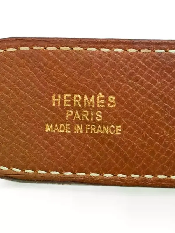 Hermès 1996 H Reversible Leather Belt