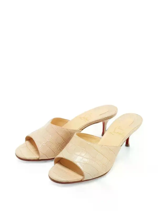 CHRISTIAN LOUBOUTIN Me Dolly Leather Heeled Sandals