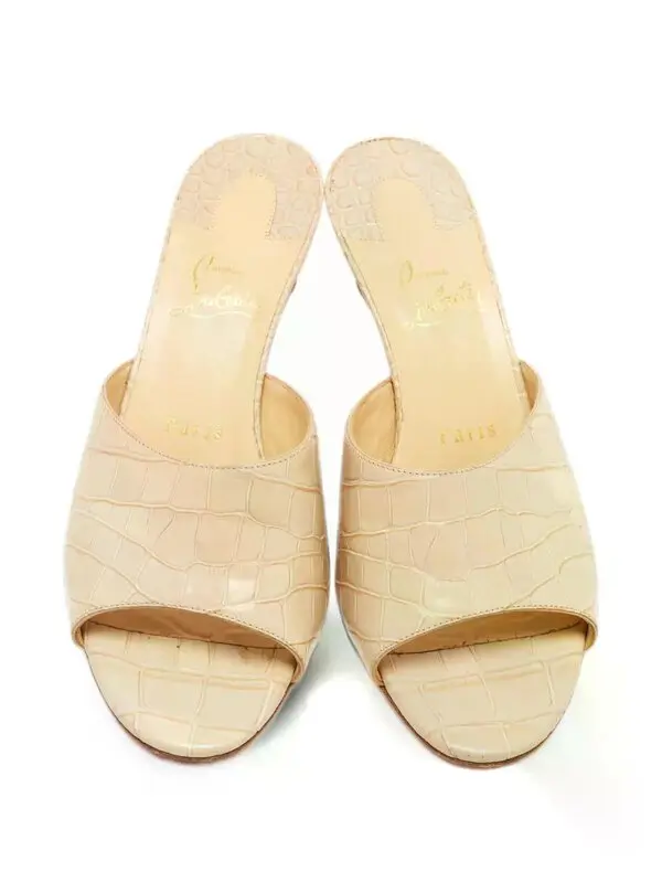CHRISTIAN LOUBOUTIN Me Dolly Leather Heeled Sandals