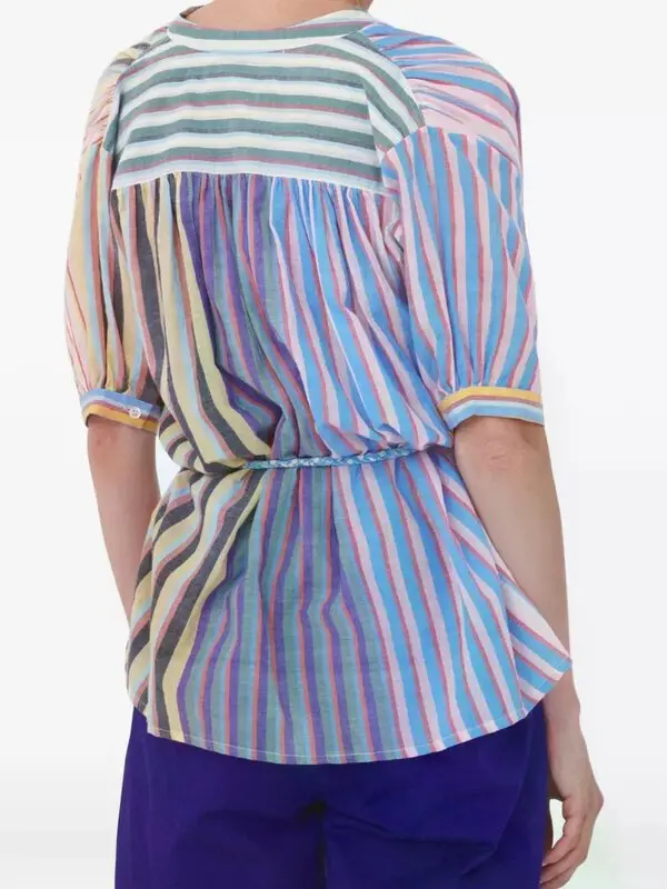 MII Artemis Striped Cotton Shirt