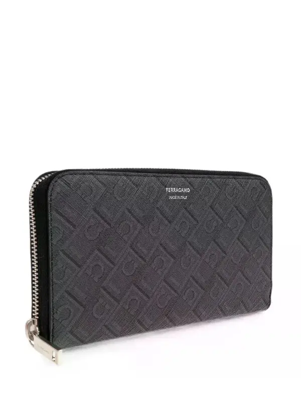 FERRAGAMO Monogram Zip-around Wallet