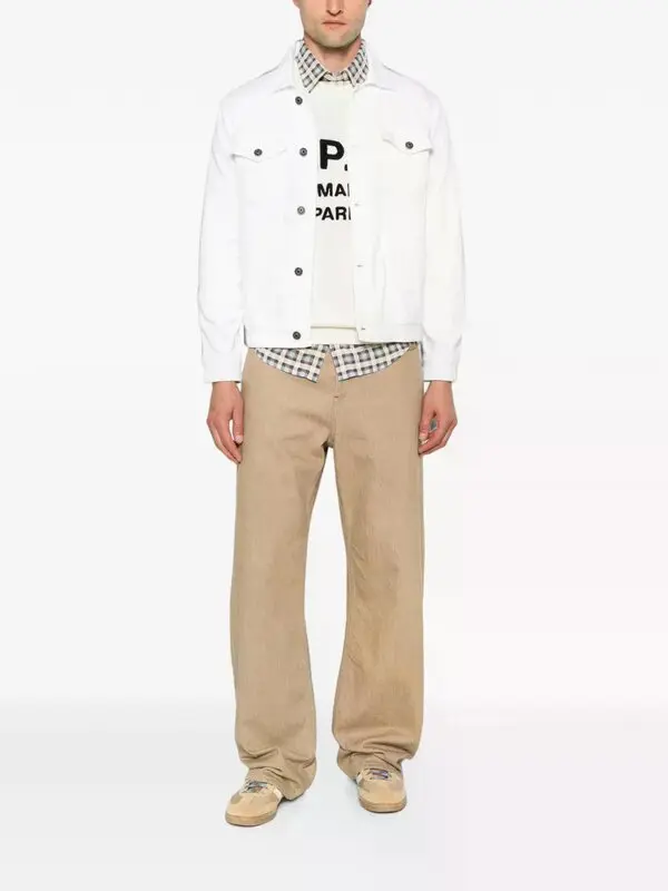 DONDUP Logo-plaque Button-down Denim Jacket
