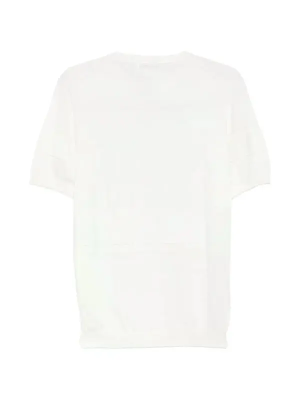 JEORDIE'S Horizontal-stripe T-shirt - White