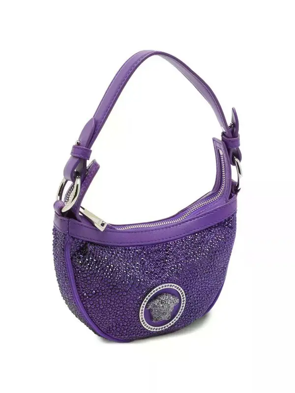 Versace Repeat Medusa Crystal Shoulder Bag