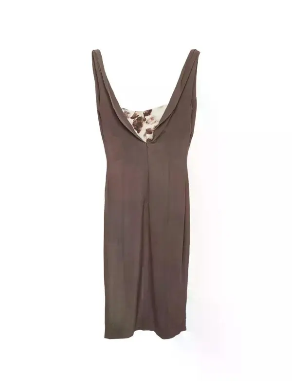 Just Cavalli Sleeveless Dress - Brown