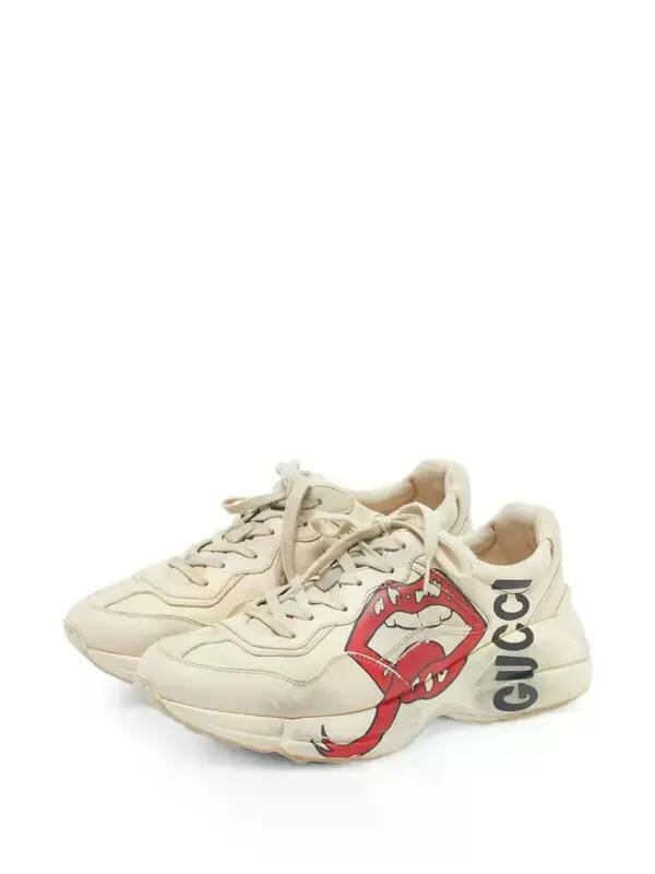 Gucci Rhyton Logo-print Sneakers