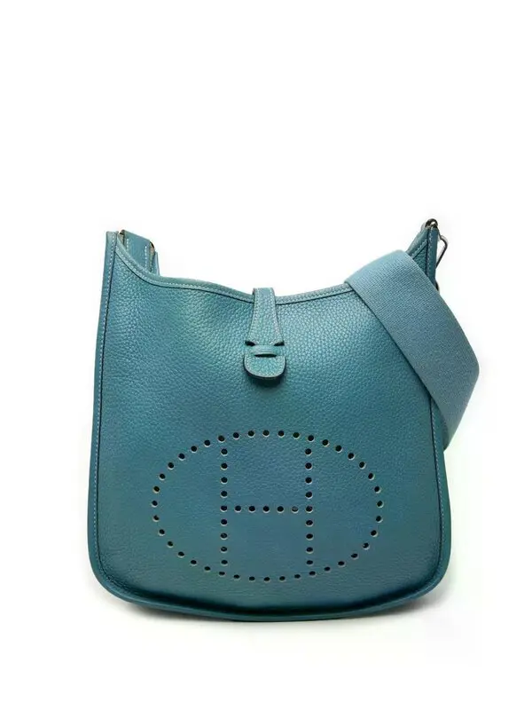 Hermès 2000-2026 Clemence Evelyne Ii 29 Crossbody Bag - Blue